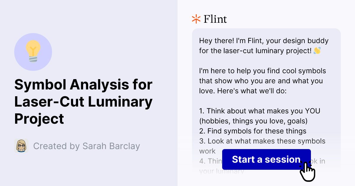 Symbol Analysis for Laser-Cut Luminary Project | Flint
