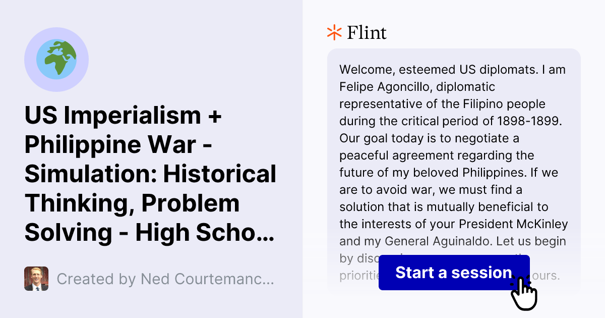 US Imperialism + Philippine War - Simulation: Historical Thinking ...