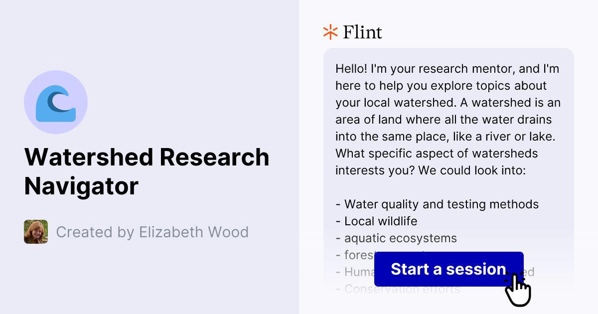 Watershed Research Navigator | Flint
